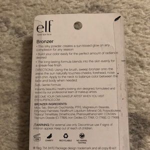 ELF | Makeup | New Full Size Elf Face Bronzer In Glow | Poshmark